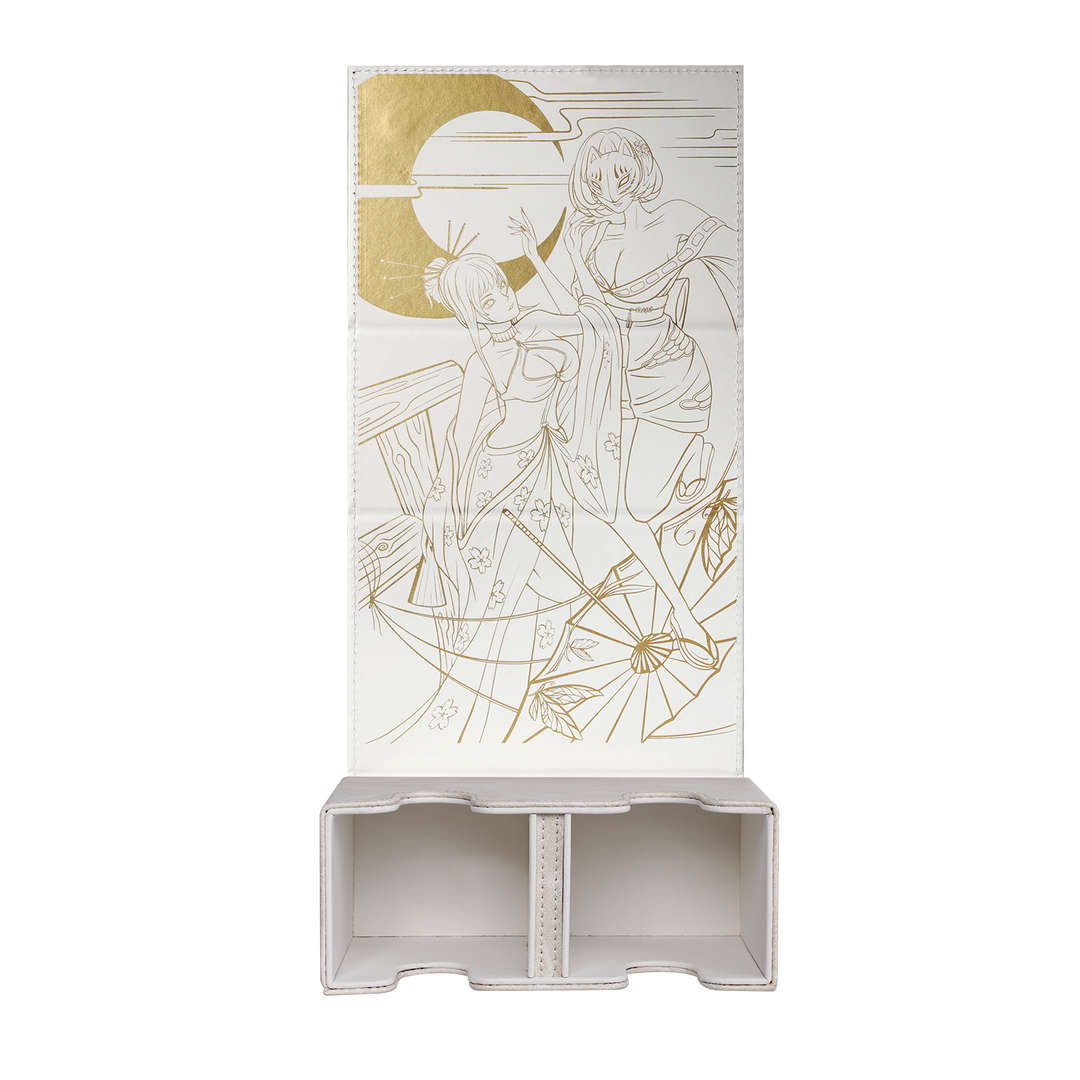 Yōkai Collection: Limited Edition Leather Ivory/Gold 200+ Deck Box 202 ...