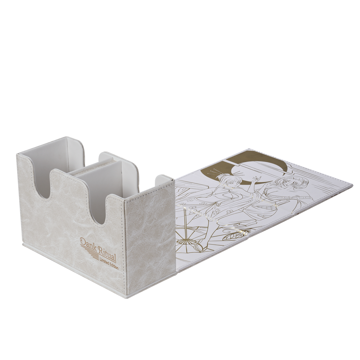 Yōkai Collection: Limited Edition Leather Ivory/Gold 200+ Deck Box 202 ...