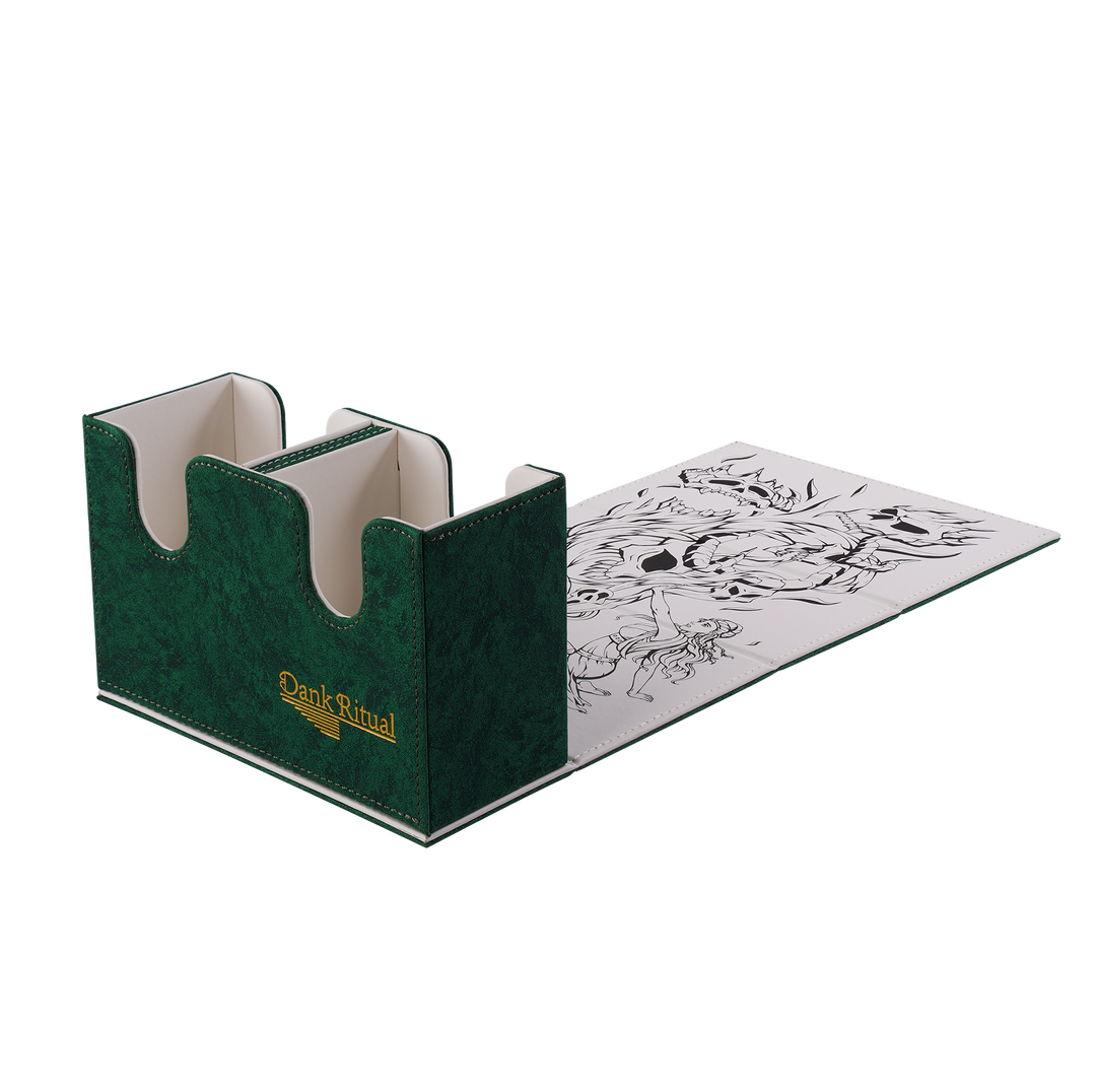Covenant Collection: Leather Gilded Green 200+ Deck Box 2022 – Dank Ritual